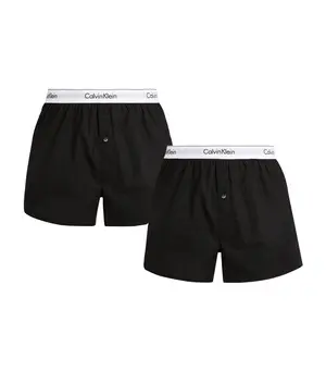 Calvin Klein Modern Cotton Boxer Shorts - Black