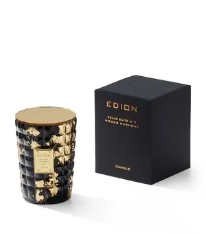EDION Cello Suite No.7 Wood Harmony Candle - Black