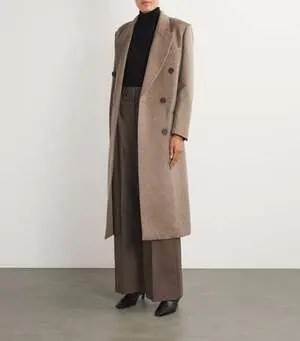 JOSEPH Wool Flannel Alana Wide-leg Trousers