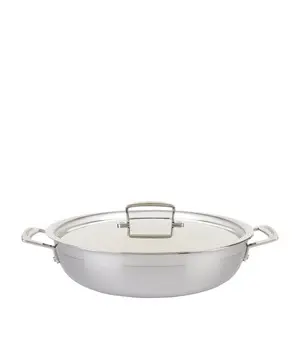 LE CREUSET Le Creuset 3-Ply Stainless Steel Shallow Casserole Dish Metallic