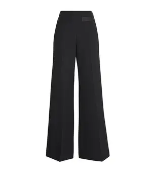 Sandro High-rise Wide-leg Trousers