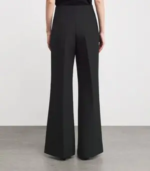Sandro High-rise Wide-leg Trousers
