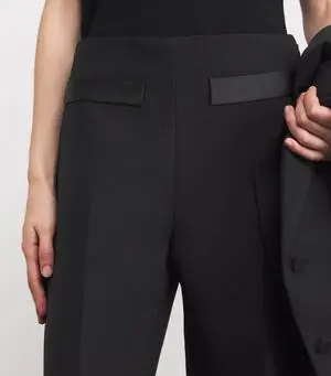 Sandro High-rise Wide-leg Trousers