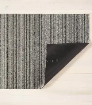CHILEWICH Skinny Stripe Shag Doormat