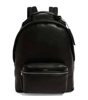 Sandro Leather-trim Backpack - Black