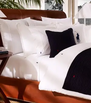 Ralph Lauren Player Super King Duvet Cover White
