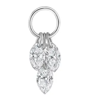 MARIA TASH Floating Diamond Plume Charm