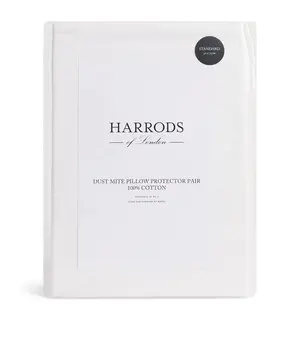 Harrods Dust Mite Pillowcase Protector Pair