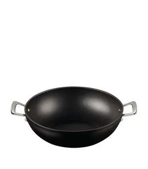 LE CREUSET Toughened Non-stick Wok - Black