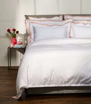 CELSO DE LEMOS Hella King Oxford Pillowcase Pink