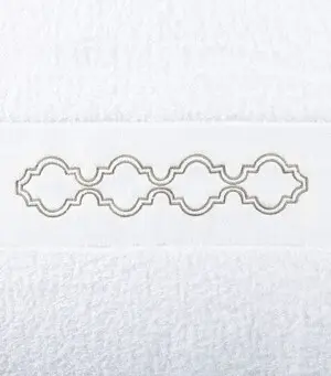 ABYSS & HABIDECOR Chanti Bath Sheet - Silver