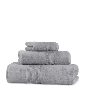 HAMAM Organic Cotton Galata Bath Towel Grey