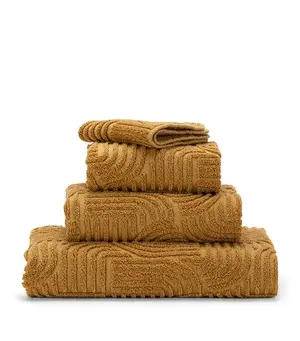 ABYSS & HABIDECOR Egyptian Cotton Olly Face Cloth - Gold
