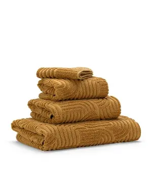 ABYSS & HABIDECOR Egyptian Cotton Olly Face Cloth - Gold