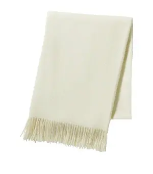 ALEXANDRE TURPAULT Alpaca Wool Nomade Throw - Ivory