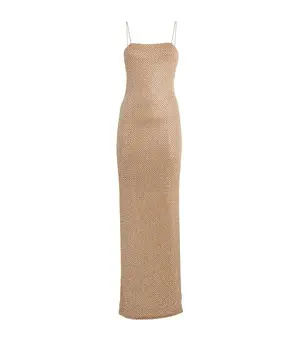 Alice + Olivia Fifi Embellished Maxi Dress