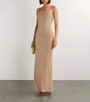Alice + Olivia Fifi Embellished Maxi Dress