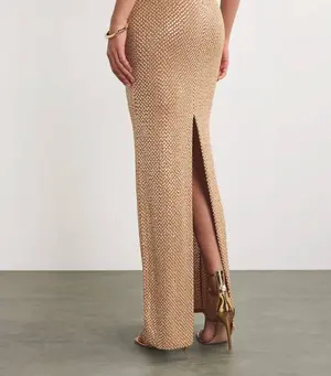 Alice + Olivia Fifi Embellished Maxi Dress