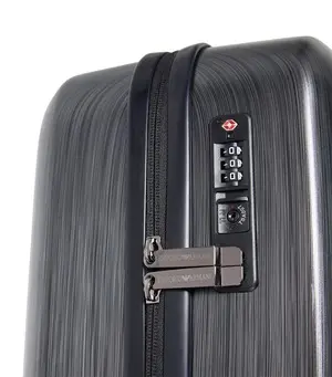 Emporio Armani Logo Trolley Suitcase - Grey