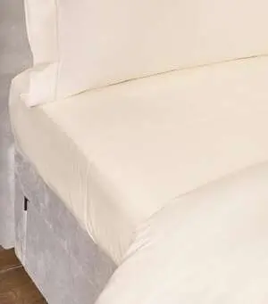 Harrods Cadogan Super King Flat Sheet - Ivory