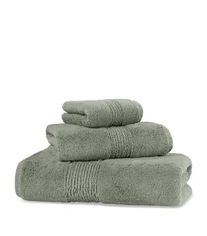 HAMAM Organic Cotton Galata Guest Towel - Green