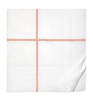 PRATESI Treccia King Bedspread Orange