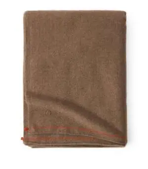 OYUNA Cashmere Sabra Throw - Neutral