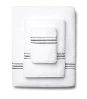 PRATESI Tre Righe Bath Sheet - Grey