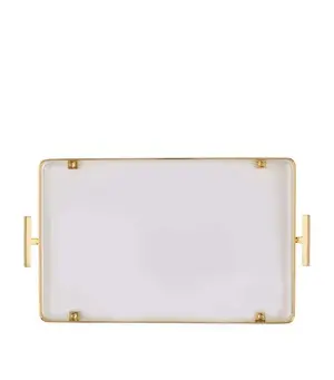 ZODIAC Glass Tray - Gold