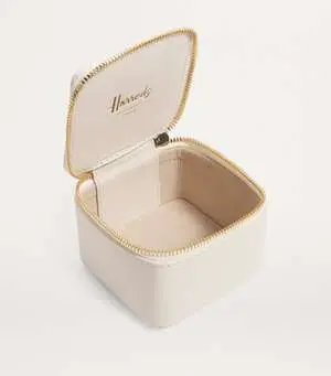 Harrods Smooth Leather Trinket Box