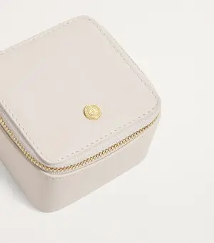 Harrods Smooth Leather Trinket Box