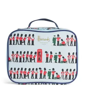 Harrods King's Guard Printed Lunch Bag - Navy