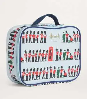 Harrods King's Guard Printed Lunch Bag - Navy