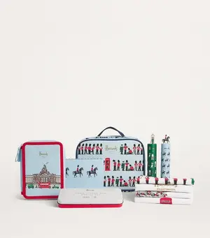 Harrods King's Guard Printed Lunch Bag - Navy