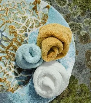 ABYSS & HABIDECOR Egyptian Cotton-blend Dune Bath Mat