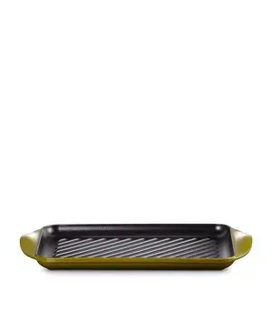 LE CREUSET Enamelled Cast Iron Rectangular Grill Pan - Green