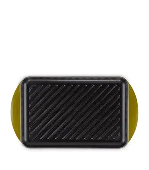 LE CREUSET Enamelled Cast Iron Rectangular Grill Pan - Green