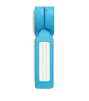 Bottega Veneta Leather Intrecciato Luggage Tag