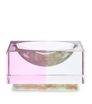 REFLECTIONS COPENHAGEN Onyx-crystal Utopia Bowl - Pink