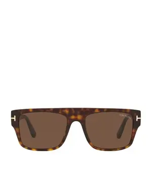 TOM FORD Tortoiseshell Wayfarer Sunglasses - Brown