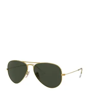 Ray-ban Aviator Sunglasses - Gold