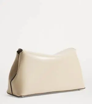TOTEME T-lock Leather Clutch