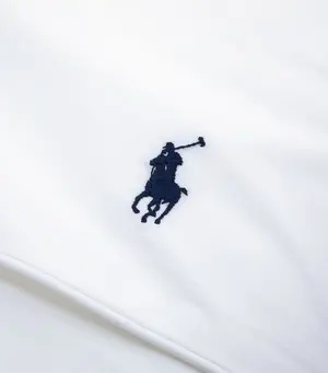 Ralph Lauren Polo Player Super King Flat Sheet - White