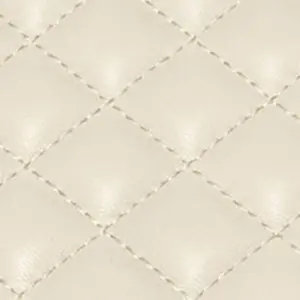 RIVIERE Quilted Leather Tray - Ivory