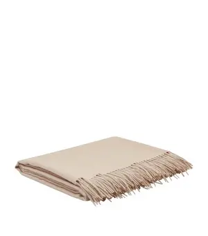 SIMPLE THINGS Natural Wool Throw - Beige