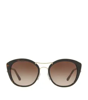 Burberry Brown Round Sunglasses