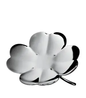 Christofle Plated Four-leaf Clover Trèfle Dish - Silver