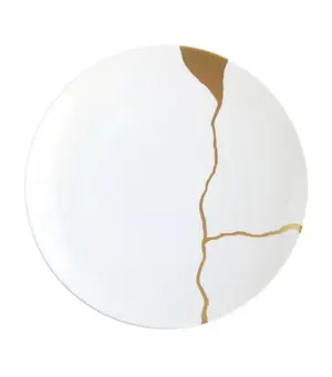 Bernardaud Set Of 12 Kintsugi Dinner Plates