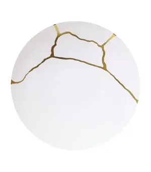 Bernardaud Set Of 12 Kintsugi Dinner Plates