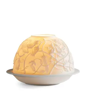 Bernardaud Sweet Peas Led Votivelight - White